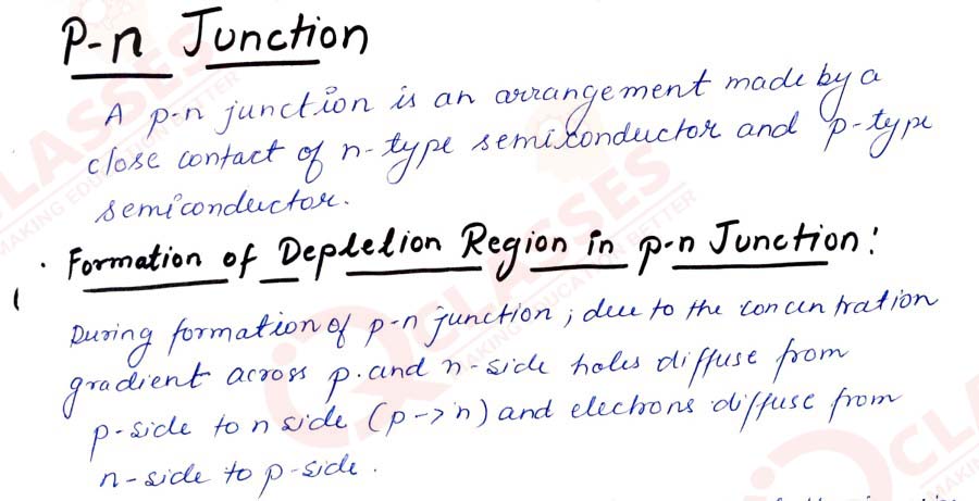 Class 12 ISC Physics Important Notes Chapter Junction Diodes