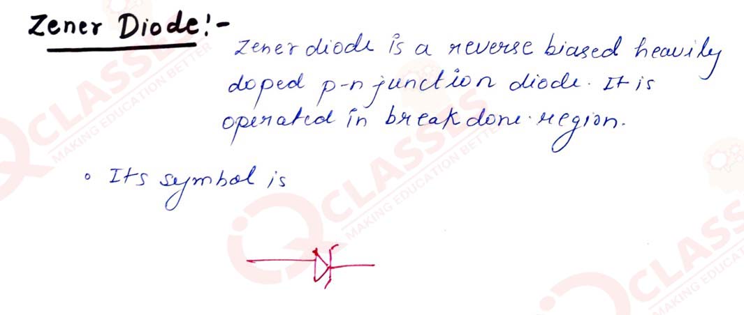 Class 12 ISC Physics Important Notes Chapter Junction Diodes