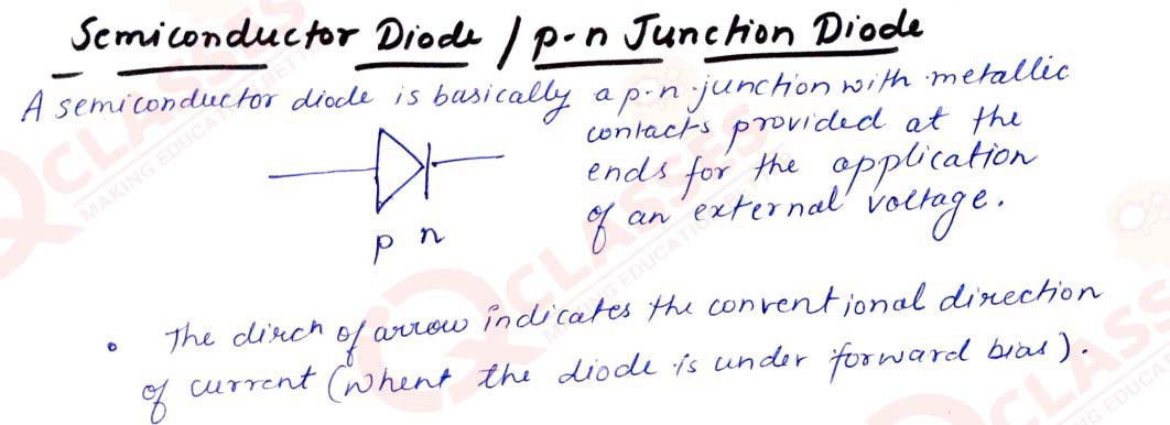 Class 12 ISC Physics Important Notes Chapter Junction Diodes
