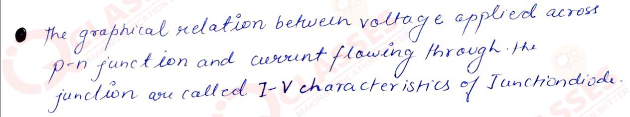 Class 12 ISC Physics Important Notes Chapter Junction Diodes