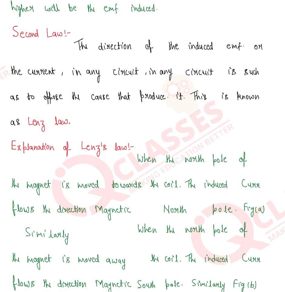 Class12 Isc Physics Nootan Chapter Electromagnetic Induction