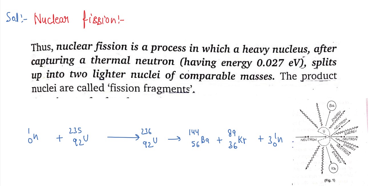 class12 ISC Physics Nootan Chapter Nuclear Fission and Nuclear Fusion